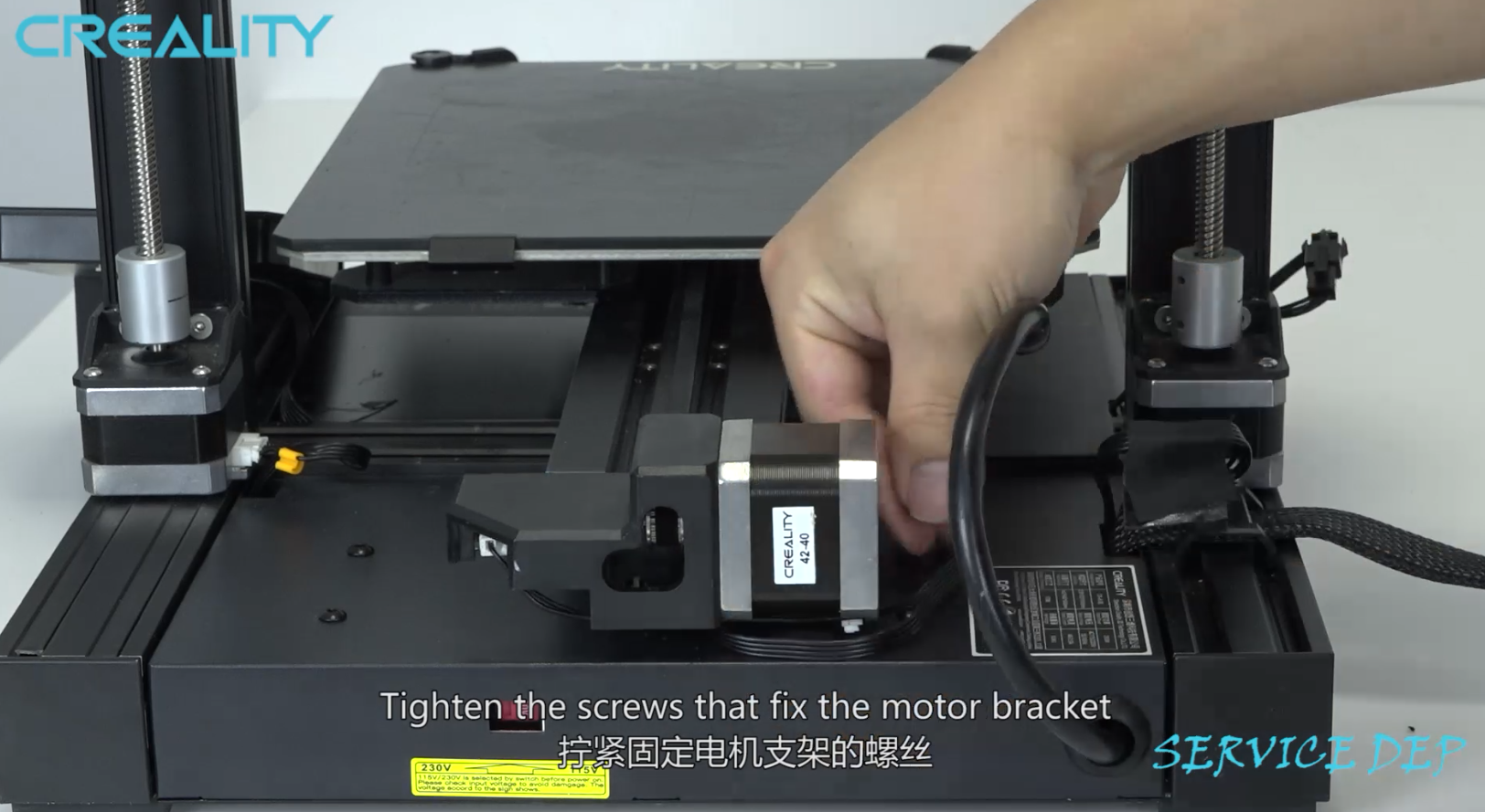 Service tutorial CR-6 SE Y-axis motor wiring replacement | Creality Cloud
