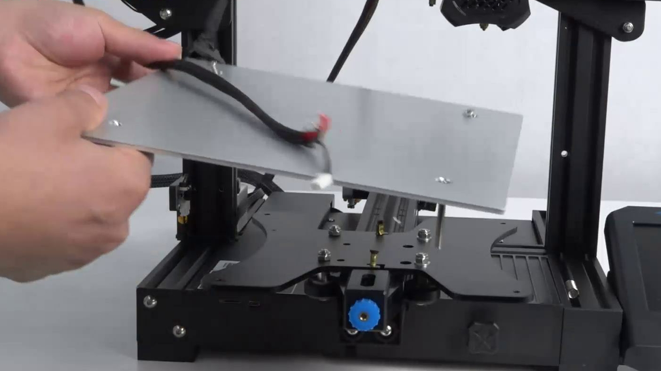 Service tutorial Ender-3 V2 replace the hot bed. | Creality Cloud