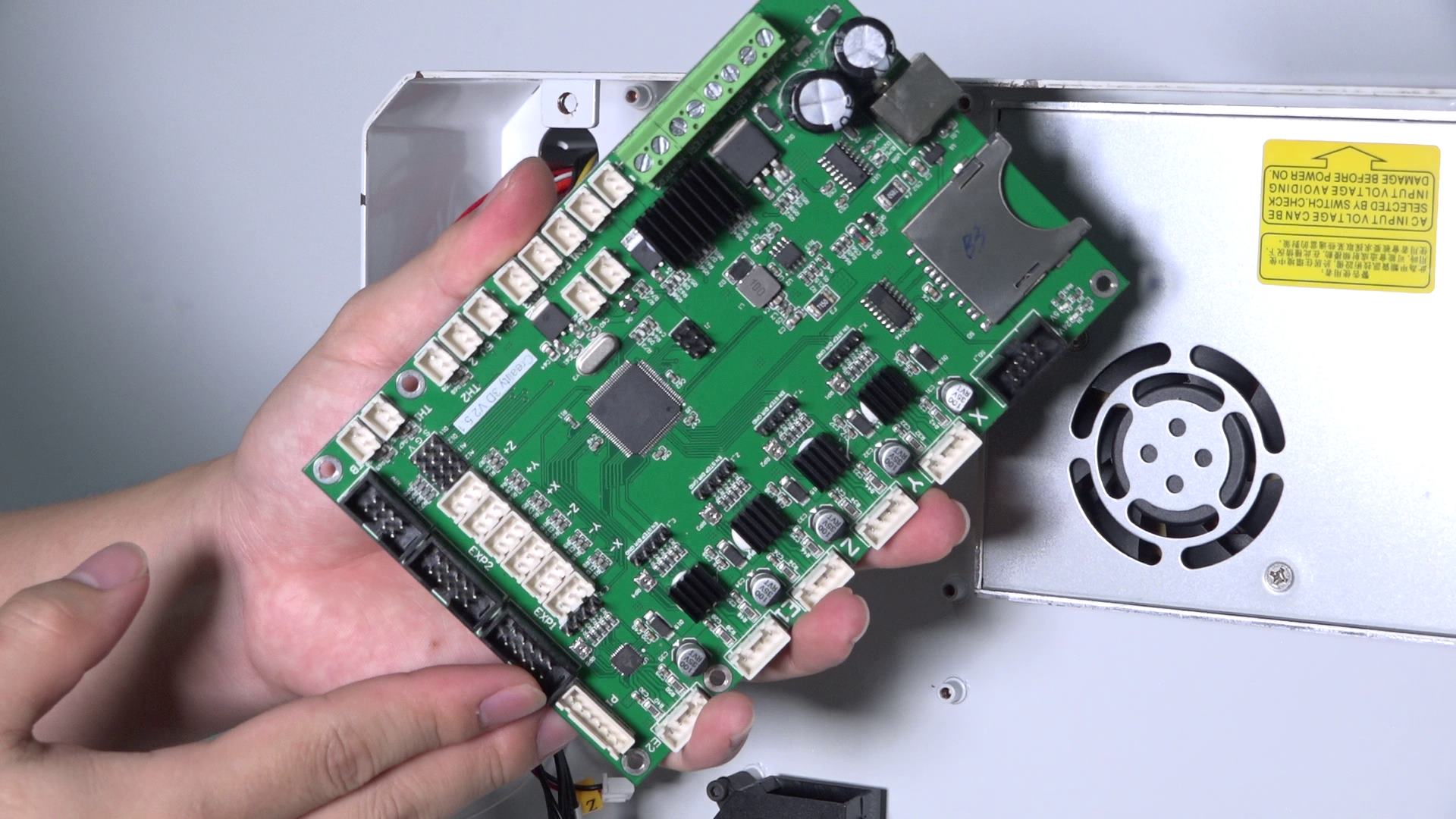 Service tutorial CR-5 Pro replace the mainboard | Creality Cloud