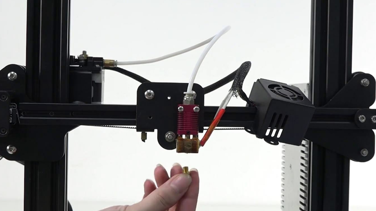 Service tutorial Ender-3 replace the nozzle | Creality Cloud