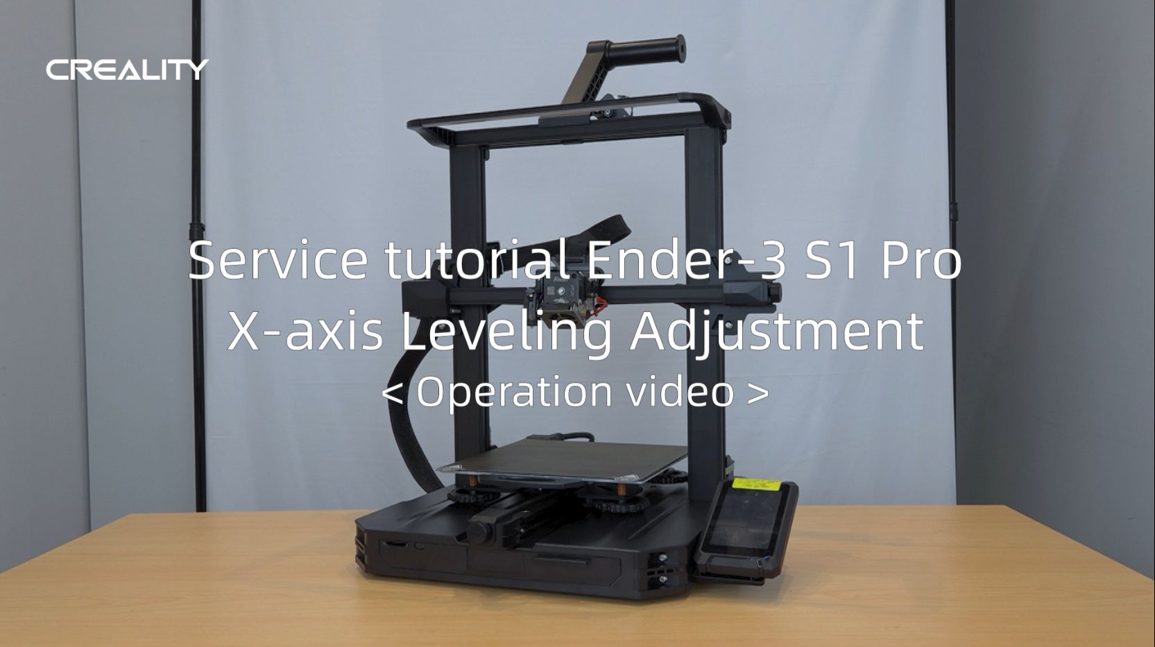 Service Tutorial Ender-3 S1 Pro X-axis Leveling Adjustment | Creality Cloud