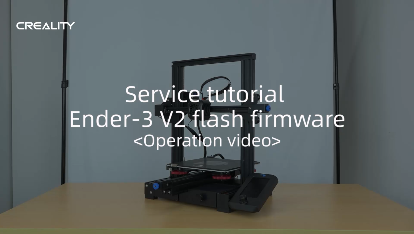Service tutorial Ender-3 V2 flash firmware | Creality Cloud
