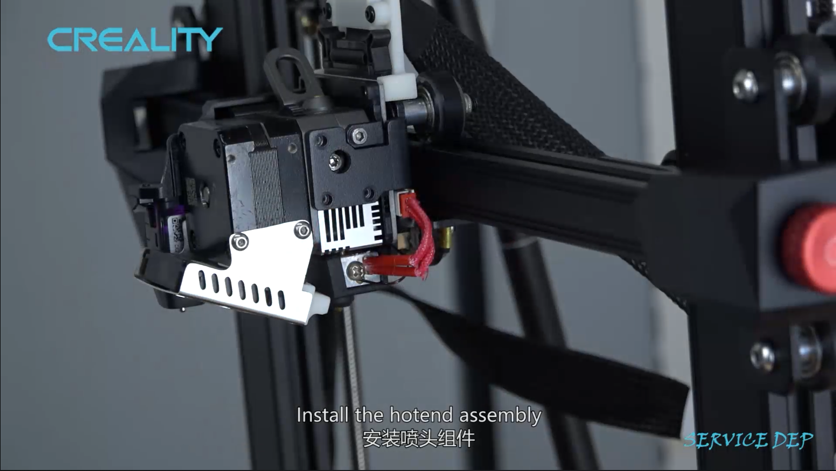 Service tutorial CR-10 Smart Pro the hotend kit replacement | Creality Cloud