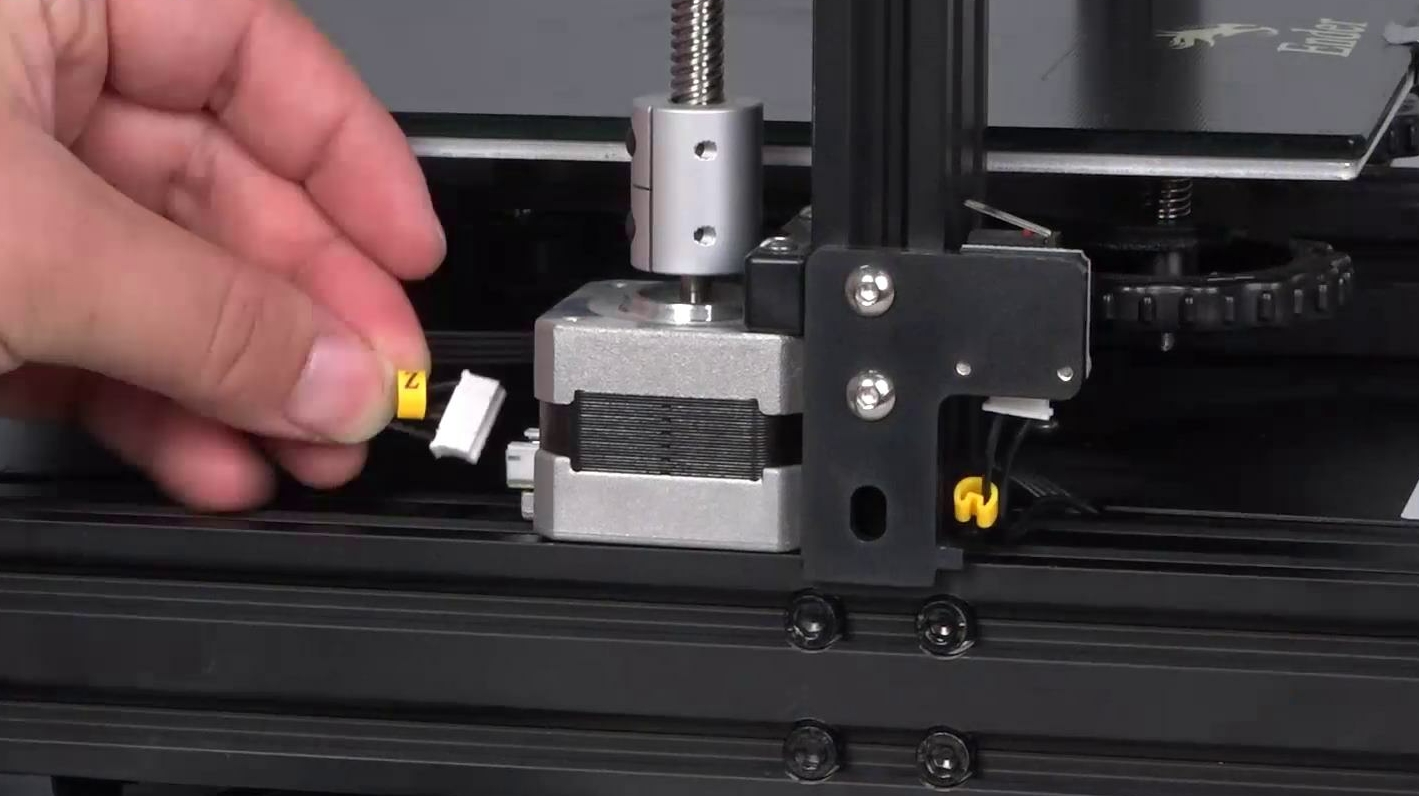 Service tutorial Ender-3 V2 Z-axis motor wiring replacement. | Creality Cloud