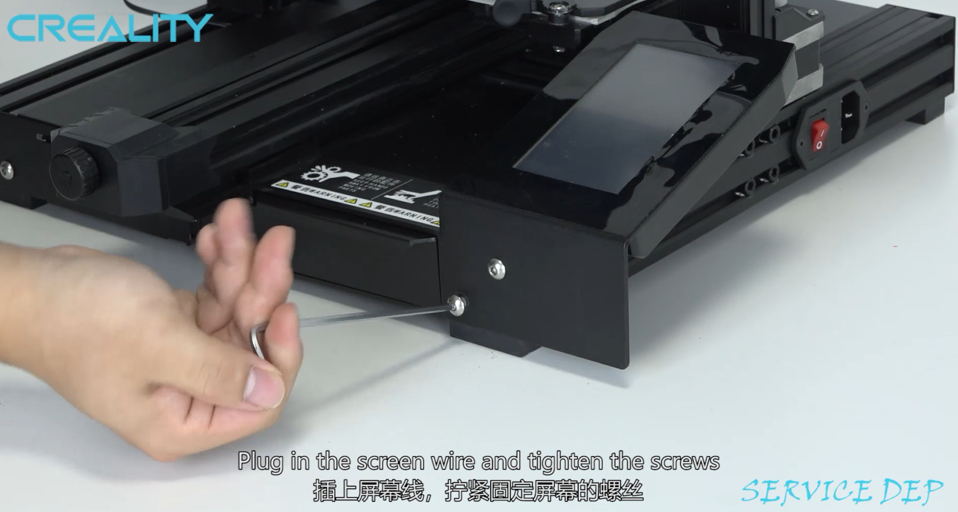 Service tutorial CR-6 SE the display replacement | Creality Cloud