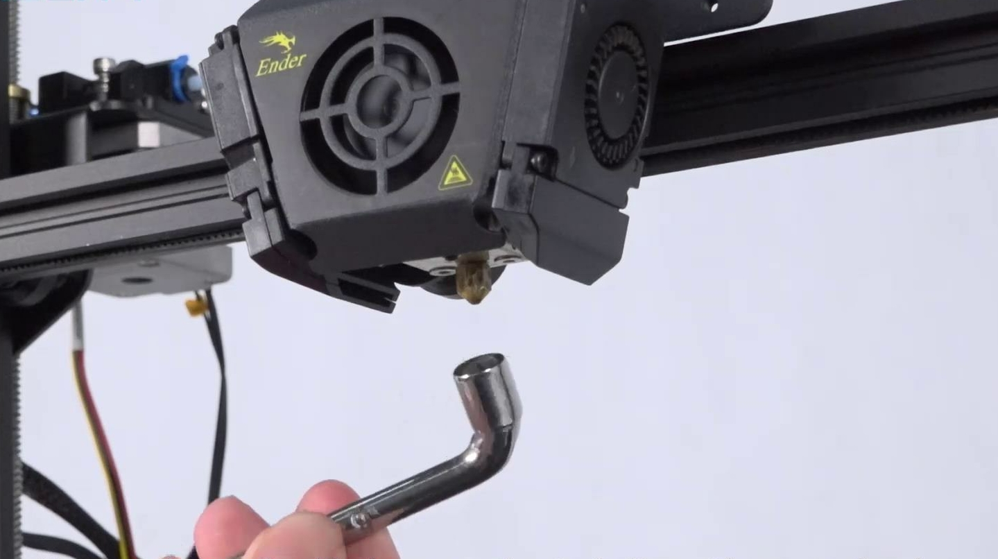 Service tutorial Ender-3 Max replace the nozzle | Creality Cloud