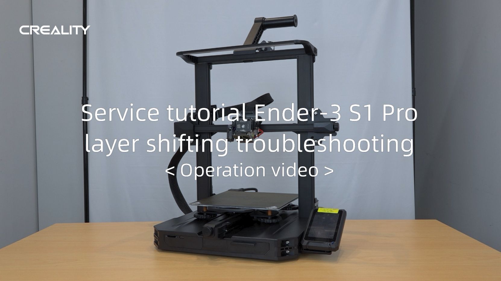 Service tutorial Ender-3 S1 Pro layer shifting troubleshooting | Creality Cloud