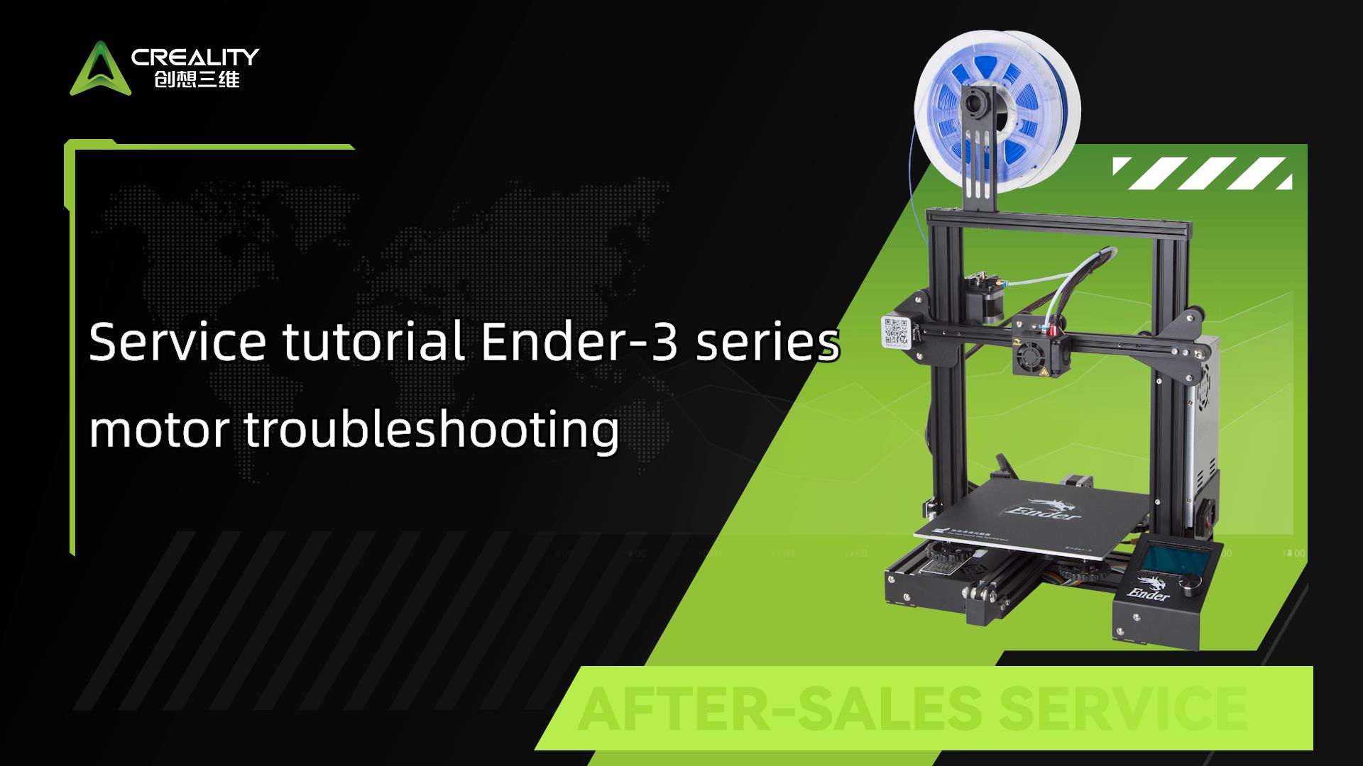 Service tutorial Ender-3 series motor troubleshooting | Creality Cloud