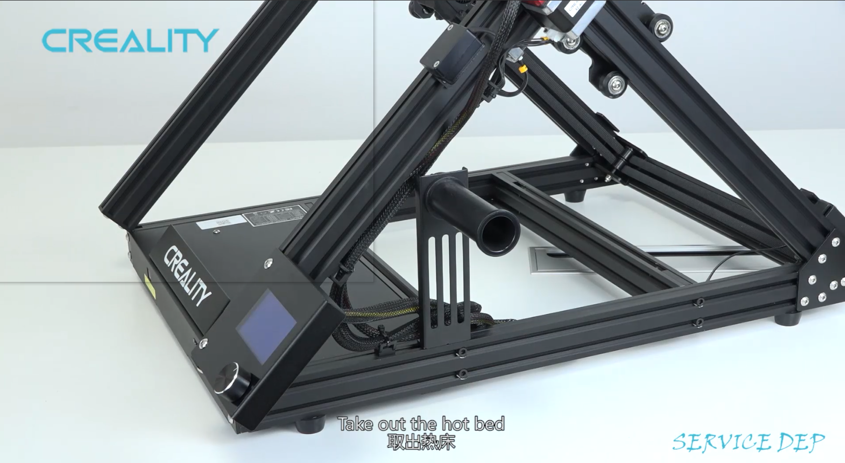 Service tutorial CR-30/3DPrintMill the bearing replacement | Creality Cloud