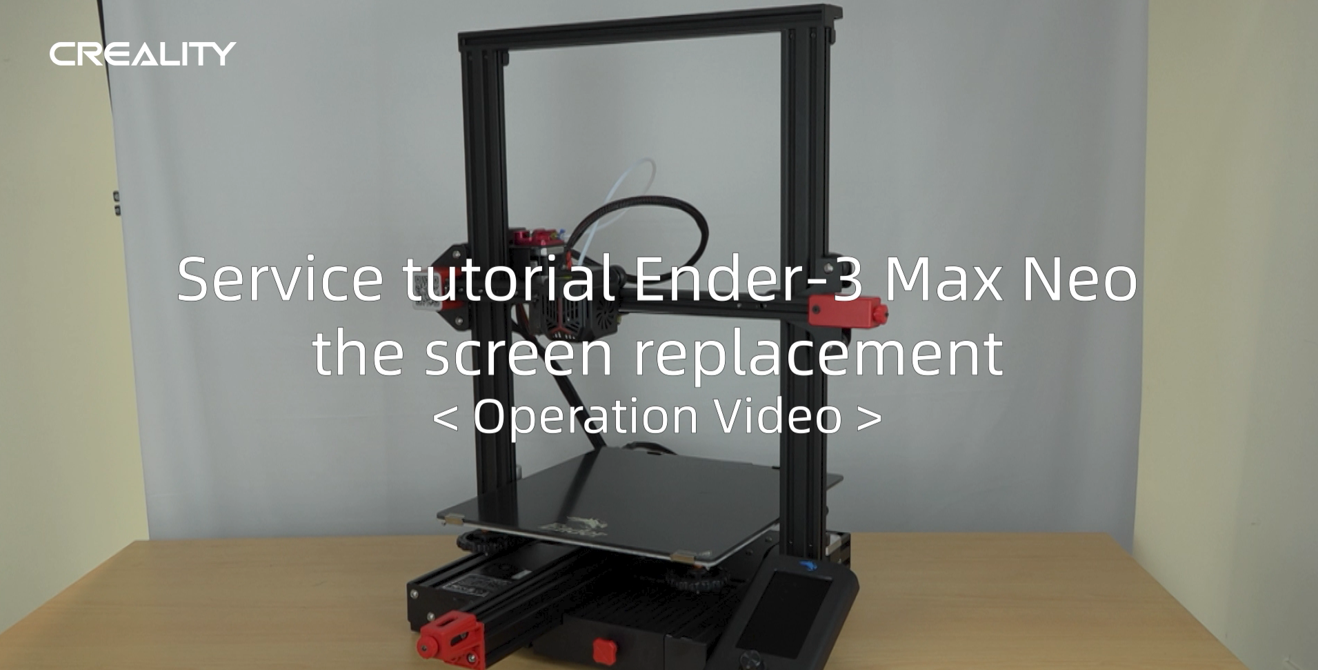 Service tutorial Ender-3 Max Neo the screen replacement | Creality Cloud