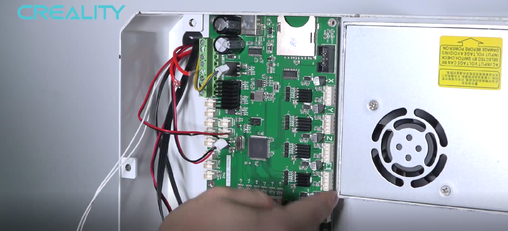 Service tutorial CR-5 Pro-H replace the mainboard | Creality Cloud