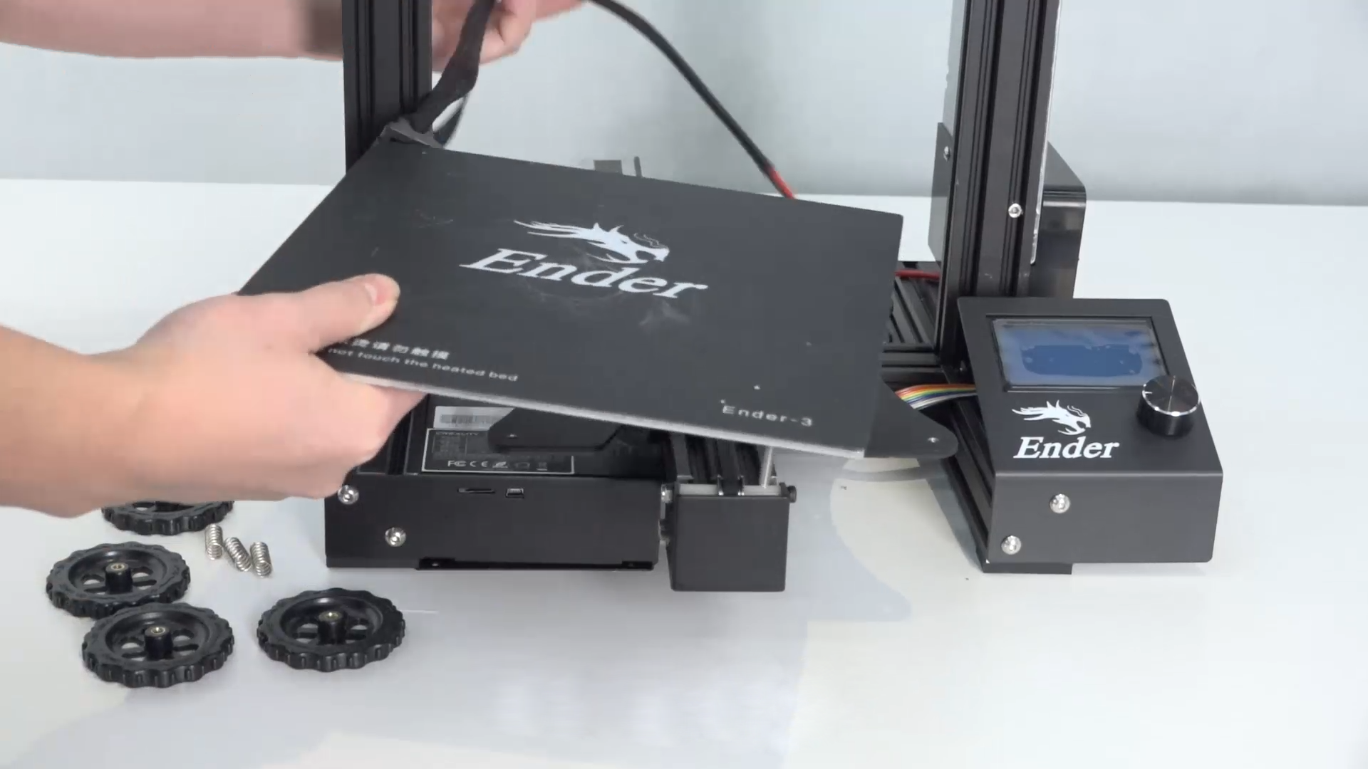 Service tutorial Ender-3 replace the hot bed | Creality Cloud