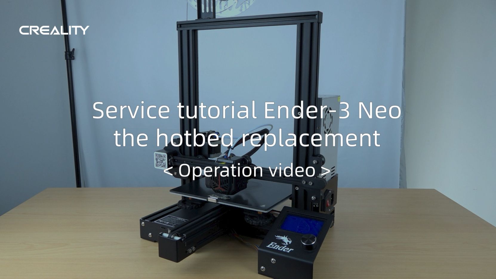 Service tutorial Ender-3 Neo the hotbed replacement | Creality Cloud