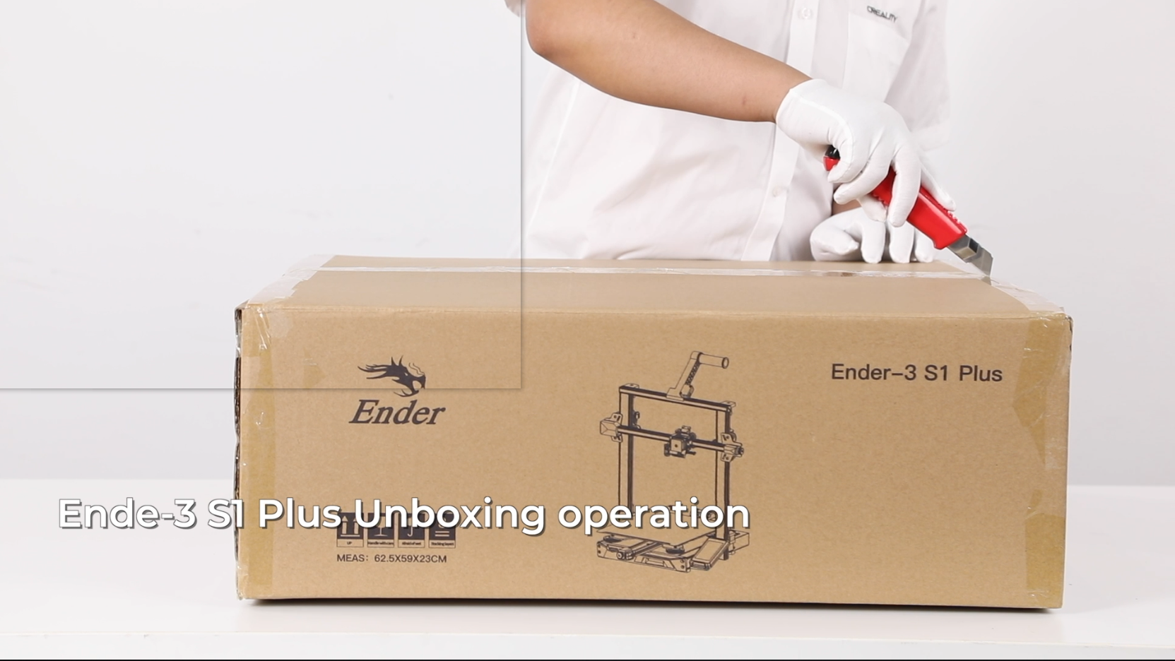 Service tutorial Ender-3 S1 Plus_Unpacking operation | Creality Cloud