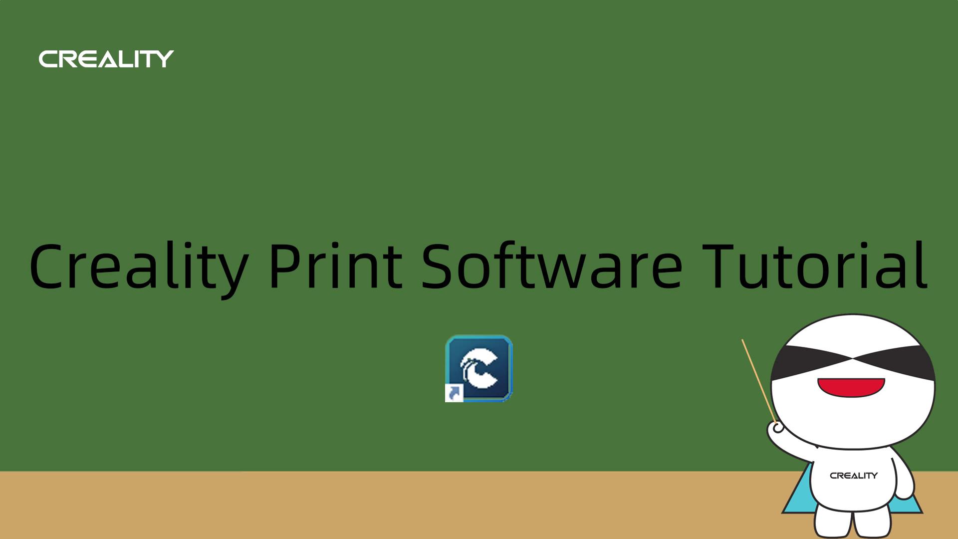 Creality Print Software Tutorial software function keys explanation | Creality Cloud