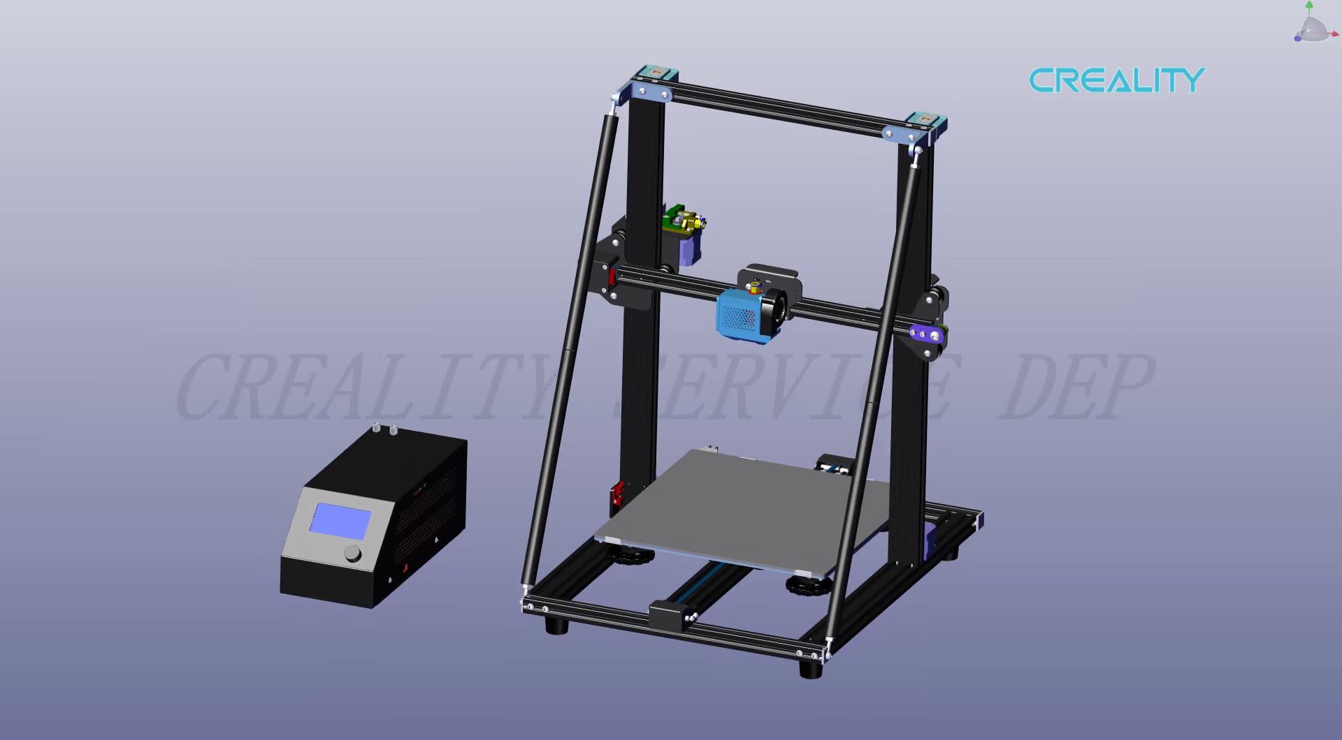 Service tutorial CR-10 V2 replace the Y-axis belt | Creality Cloud