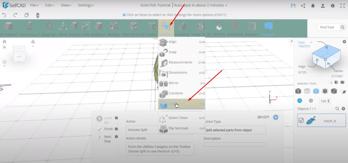 How to Create a Goldfish using Box modeling techniques