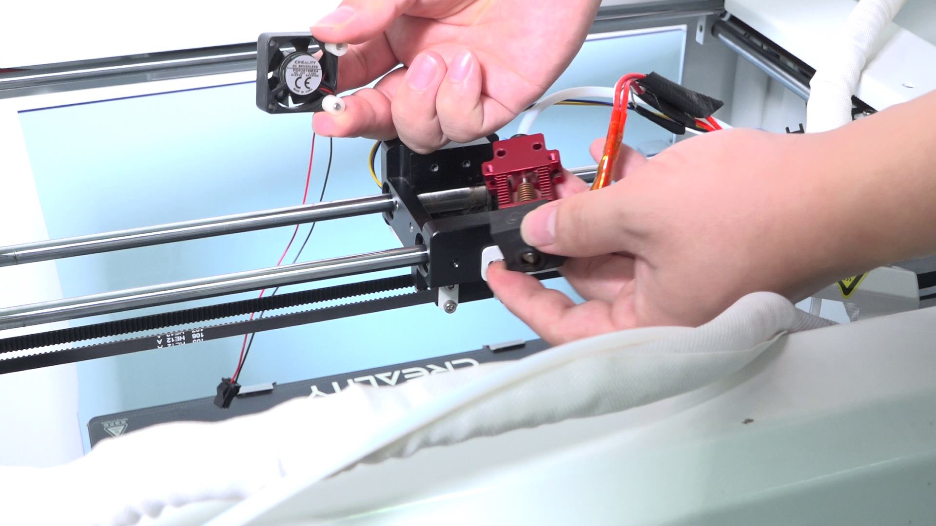 Service tutorial CR-5 Pro-H replace the axial fan | Creality Cloud