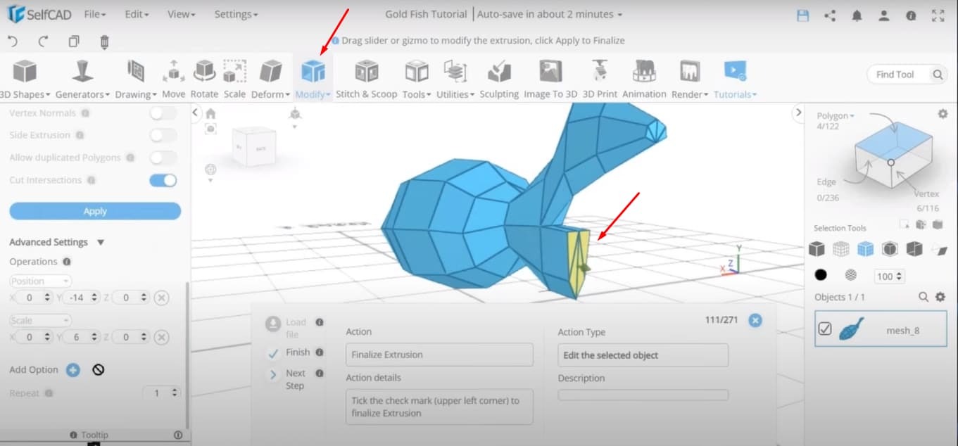 How to Create a Goldfish using Box modeling techniques