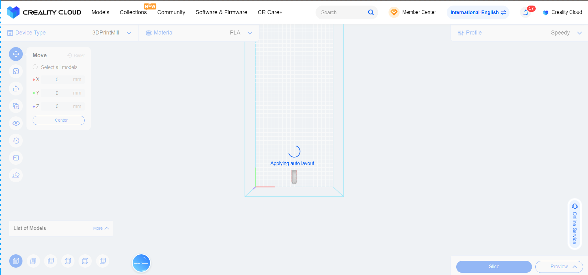 Slice Multiple Models on Creality Cloud Website