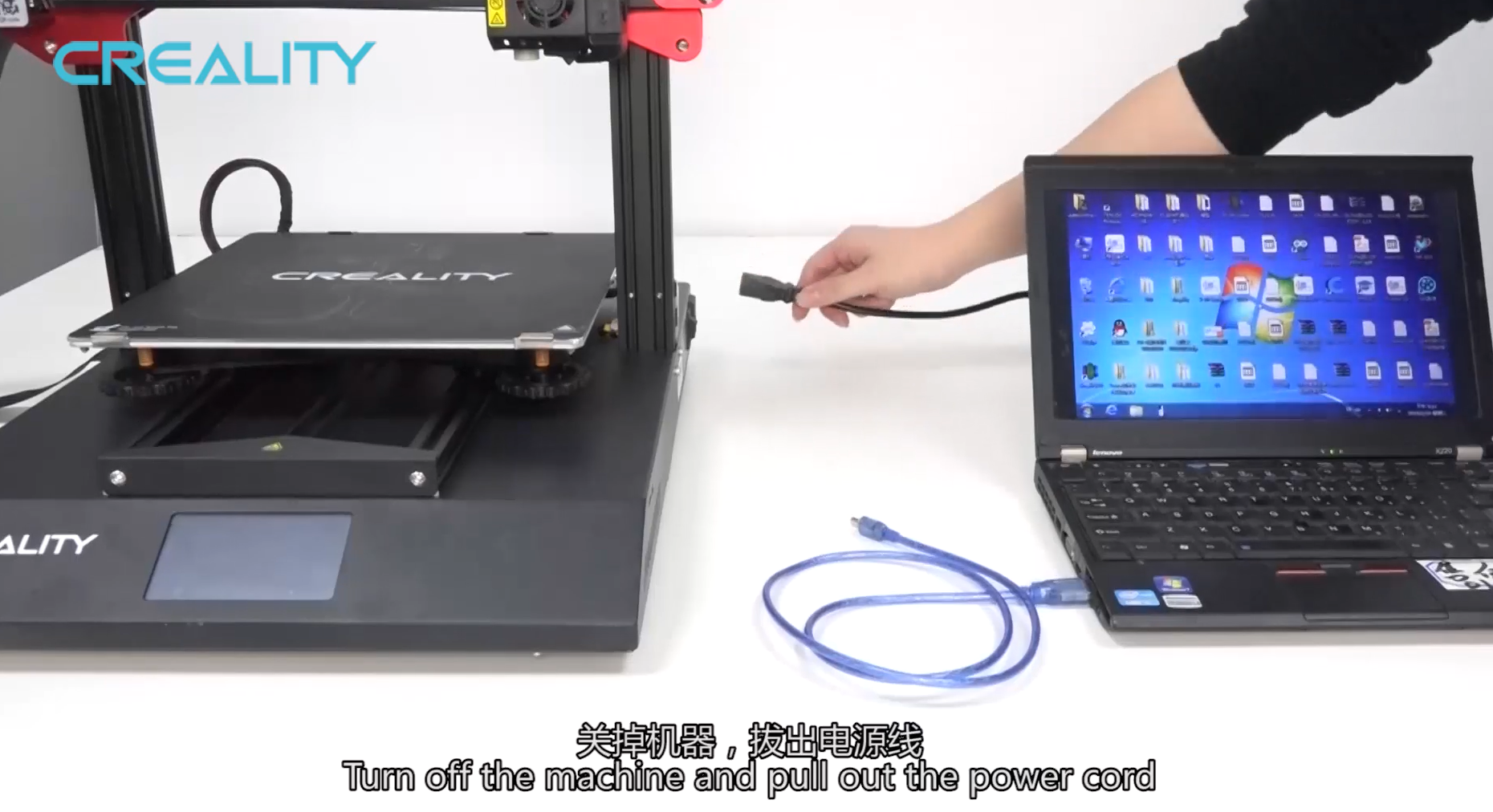 Sevice tutorial CR-10S Pro flash screen firmware / mianboard firmware tutorial | Creality Cloud