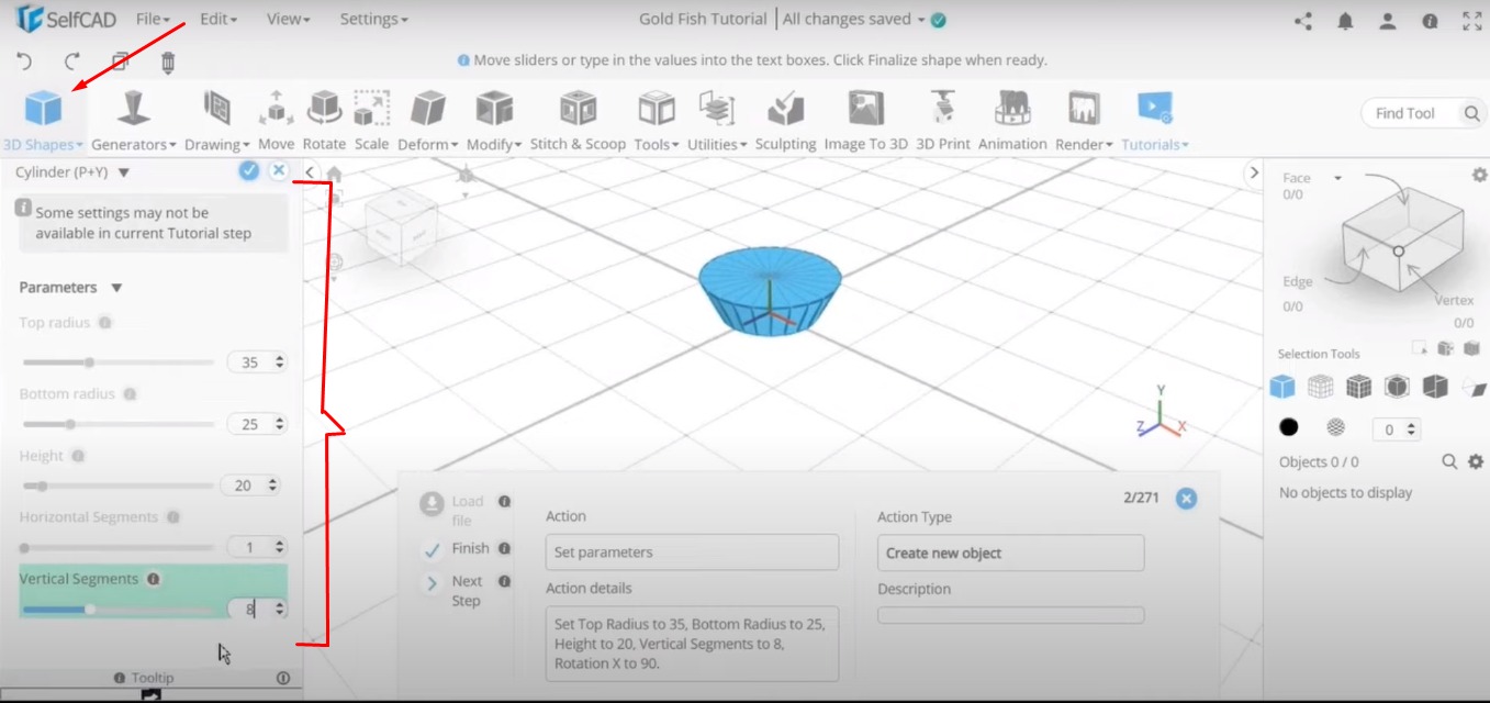 How to Create a Goldfish using Box modeling techniques