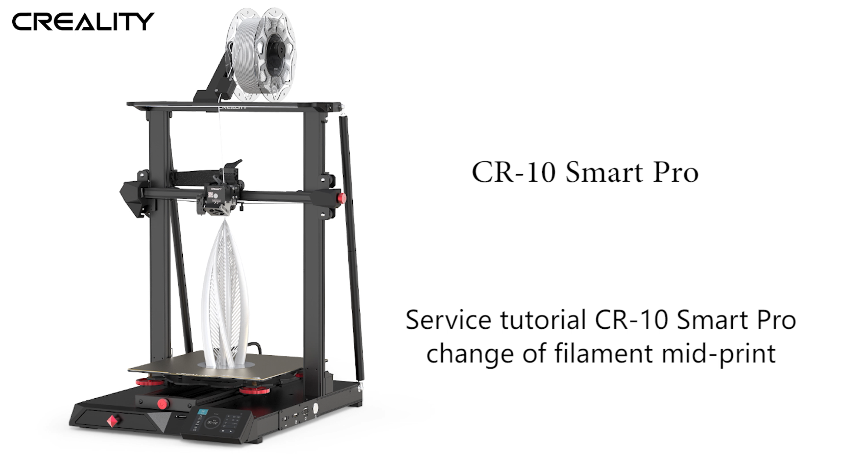 Service tutorial CR-10 Smart Pro change of filament mid-print | Creality Cloud