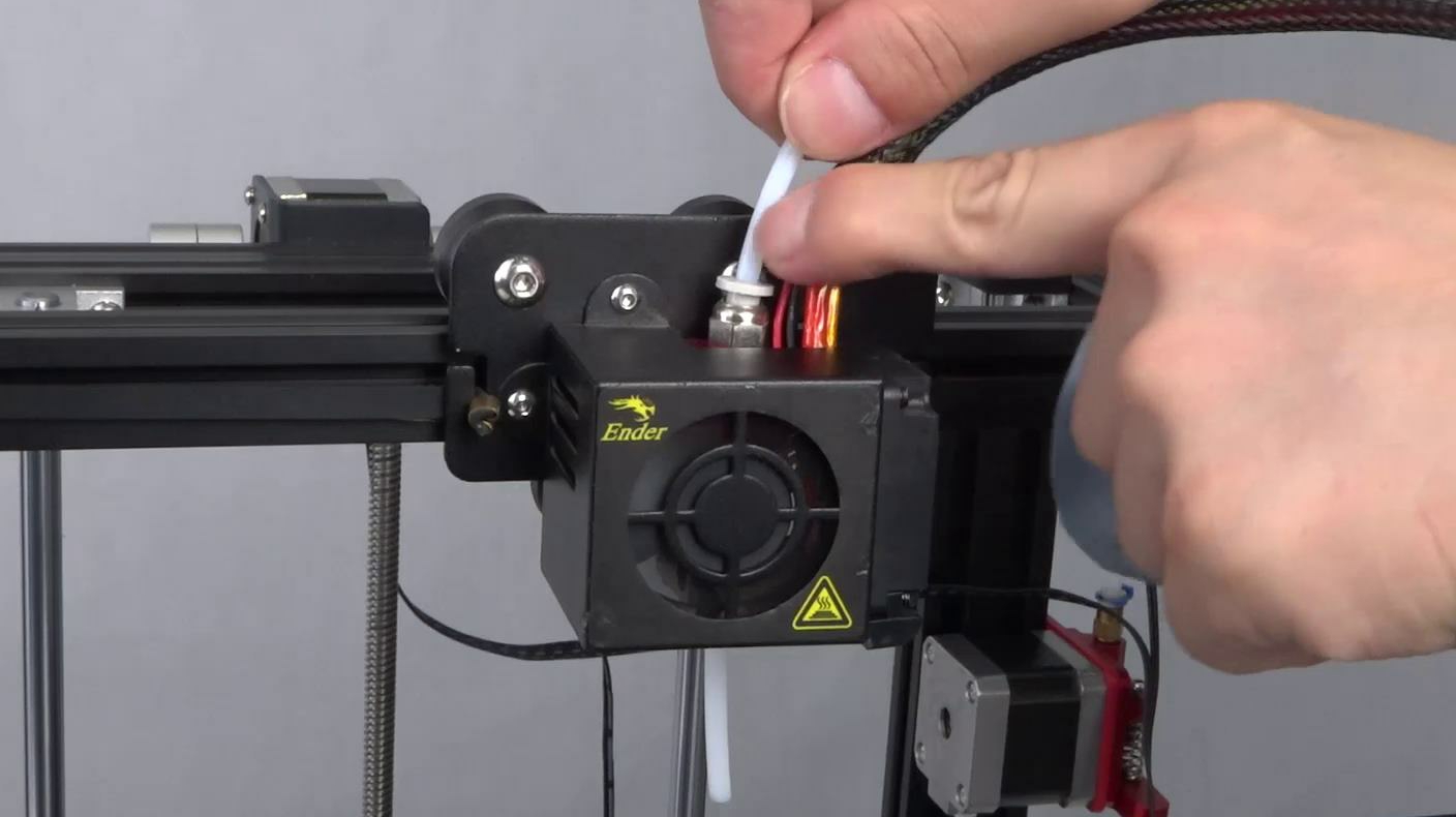 Service tutorial Ender-5 Pro nozzle throat cleaning tutorial | Creality Cloud