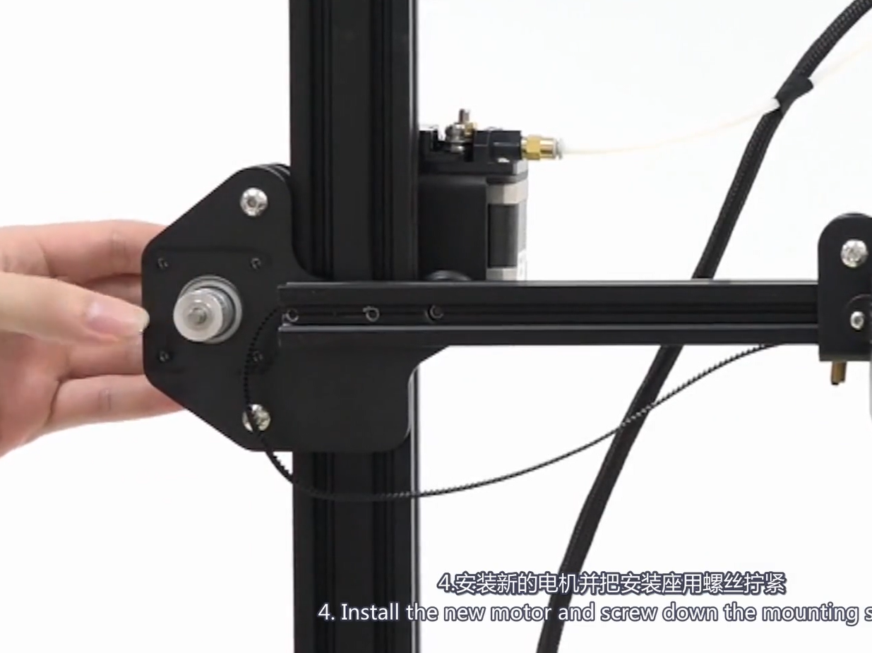 Service tutorial CR-10S the X-axis motor replacement tutorial | Creality Cloud