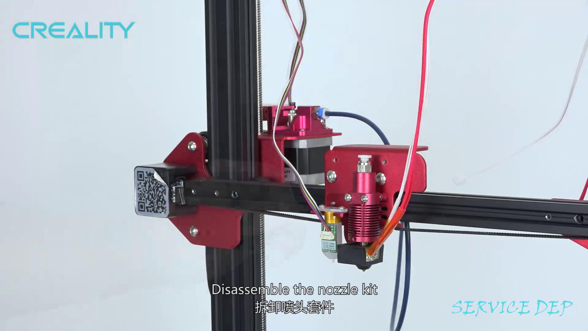 Service tutorial CR-10S Pro V2 the heating tube replacement | Creality Cloud