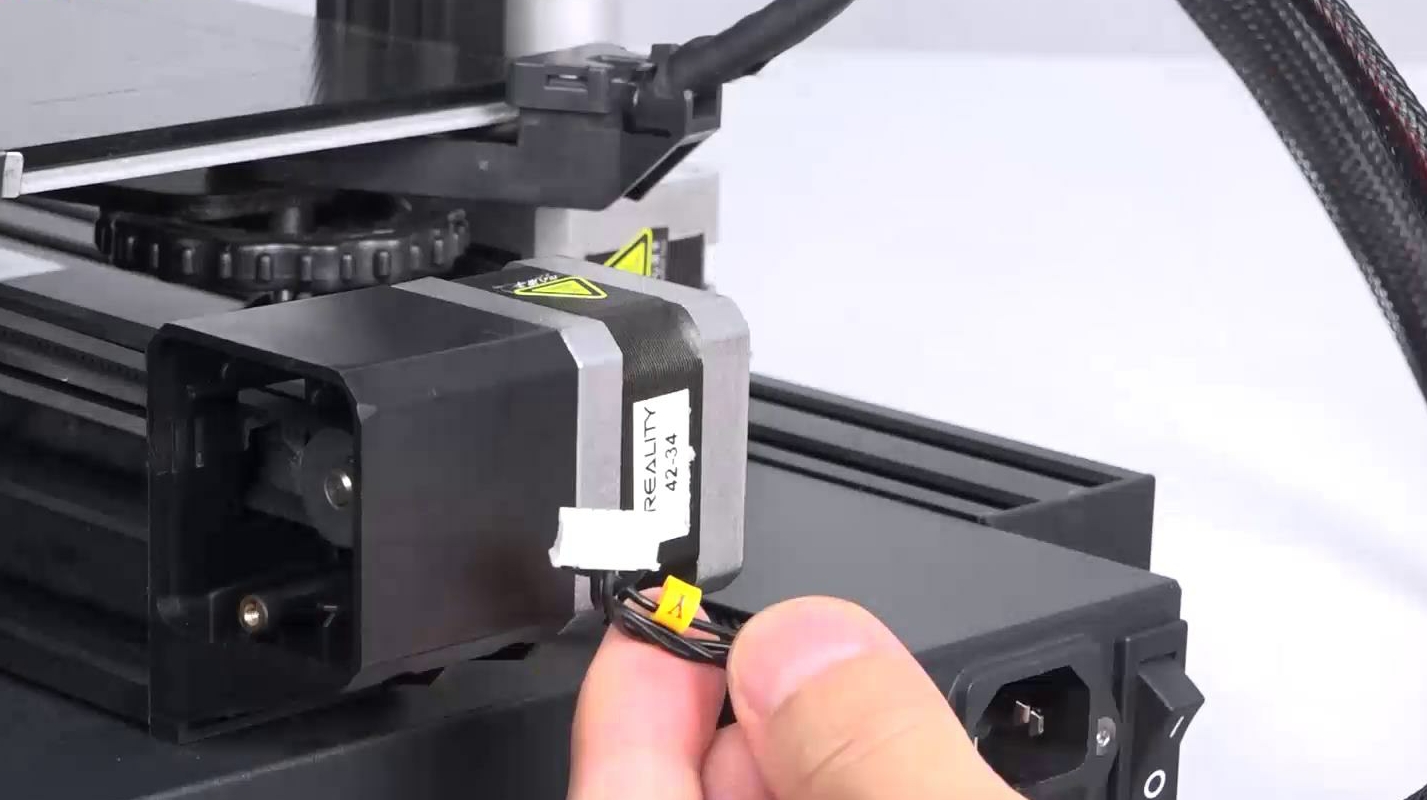 Service tutorial Ender-3 V2 Y-axis motor wiring replacement. | Creality Cloud