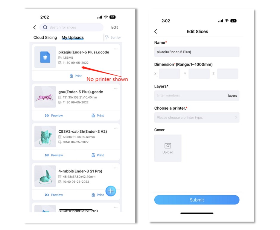 Important Notice: Printer Matching Rules Adjustment in Built-in Slicer