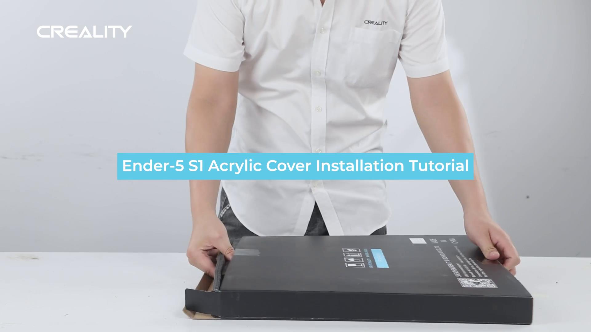 Ender-5 S1 Acrylic Cover Installation Tutorial | Creality Cloud
