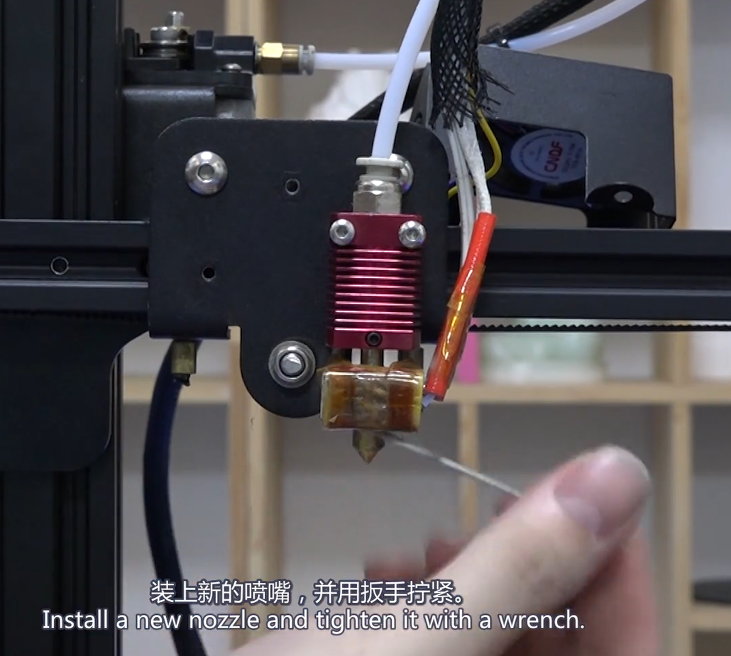 Service tutorial CR-10S the nozzle replacement tutorial | Creality Cloud