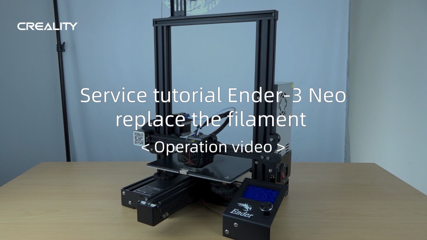 Service tutorial Ender-3 Neo replace the filament | Creality Cloud