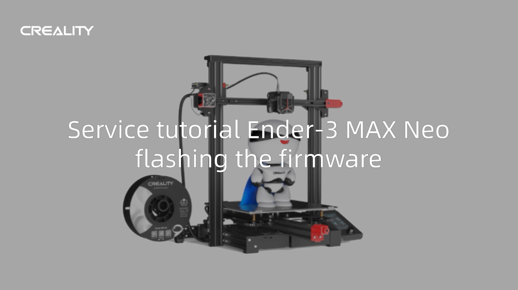 Service tutorial Ender-3 MAX Neo flashing the firmware | Creality Cloud