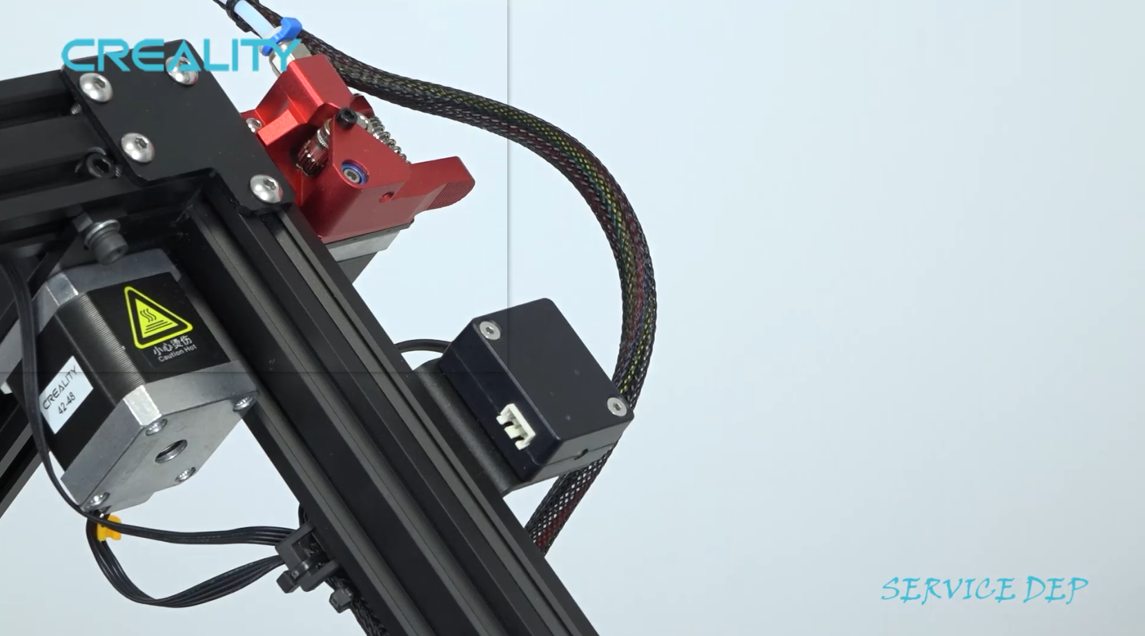 Service tutorial CR-30/3DPrintMil the filament detector replacement | Creality Cloud