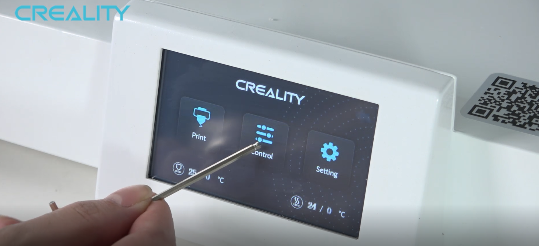 Service tutorial CR-5 Pro-H clean the nozzle with needle | Creality Cloud