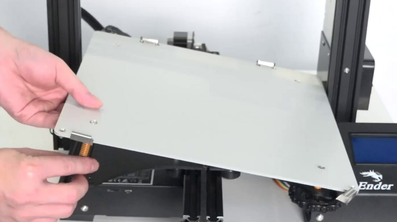 Service tutorial Ender-3 Max The hotbed replacement | Creality Cloud