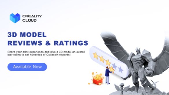 New Feature - 3D Model Reviews & Ratings | Creality Cloud