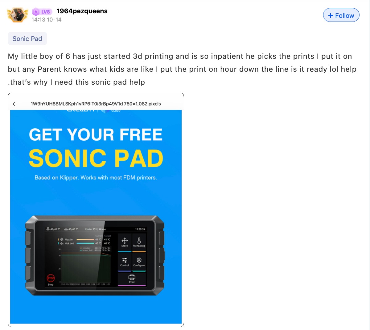 Creality Sonic Pad Giveaway | Creality Cloud