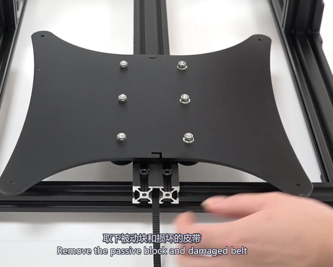 Service tutorial CR-10S the Y-axis belt replacement tutorial | Creality Cloud