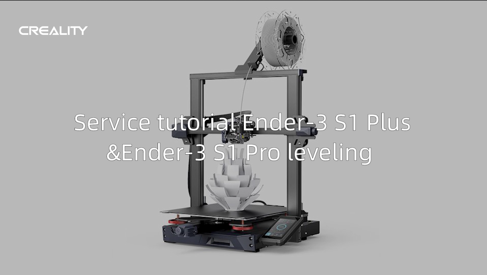 Service Tutorial Ender-3 S1 Plus&Ender-3 S1 Pro leveling | Creality Cloud
