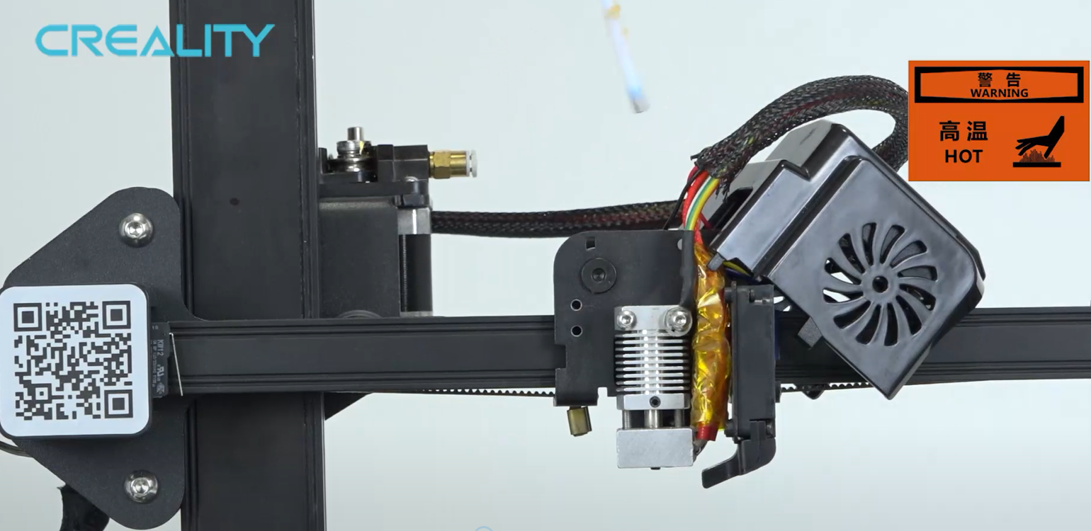 Service tutorial Ender-2 Pro cleaning the nozzle throat | Creality Cloud