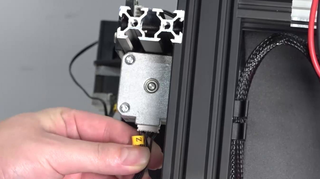 Service tutorial Ender-3 Max Z-axis motor wiring replacement | Creality Cloud