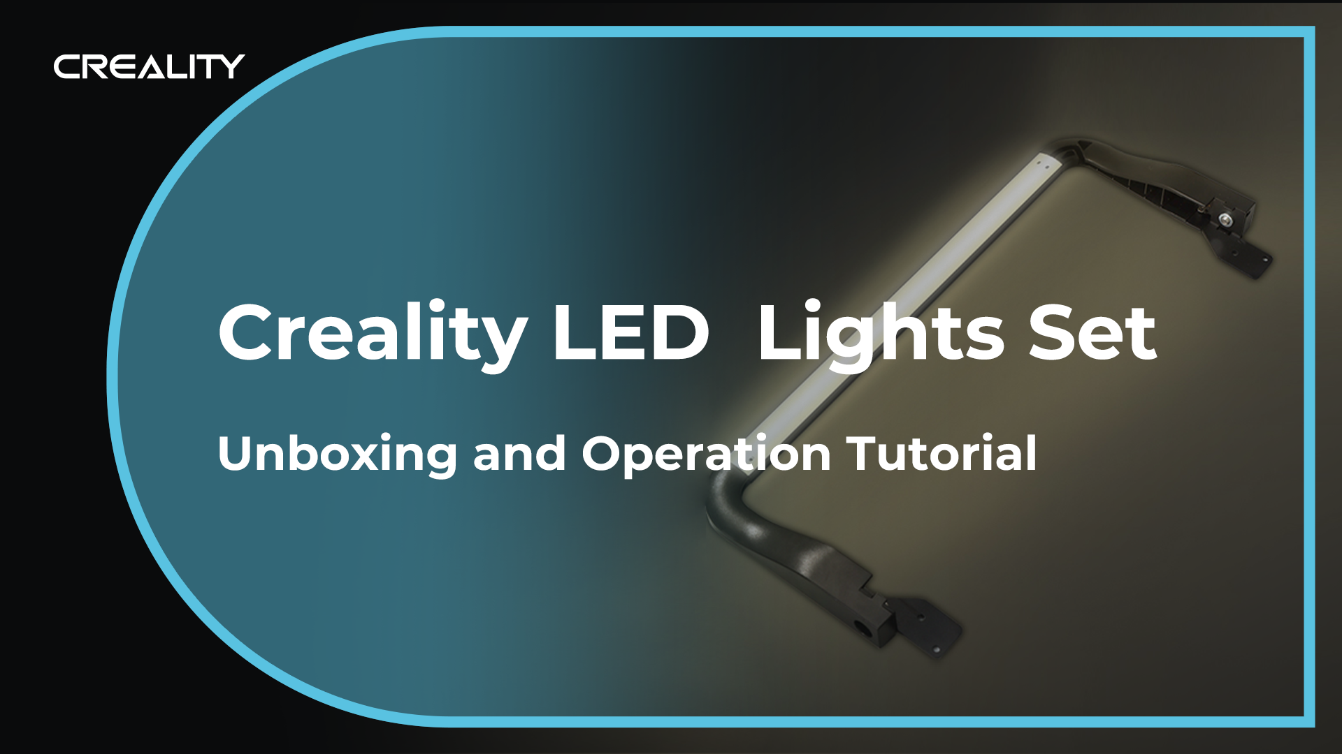 Creality LED Lights Set Unboxing and Operation Tutorial | Creality Cloud