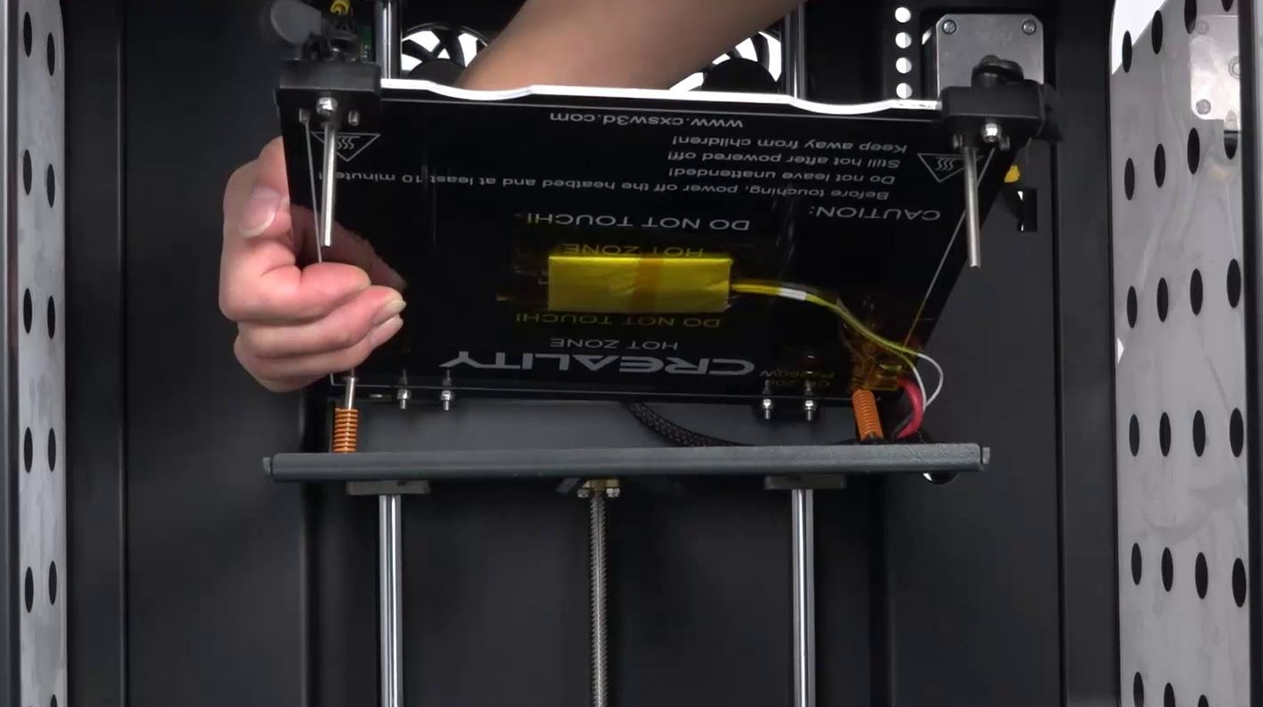 Service tutorial CR-200B replace the hot bed plate | Creality Cloud