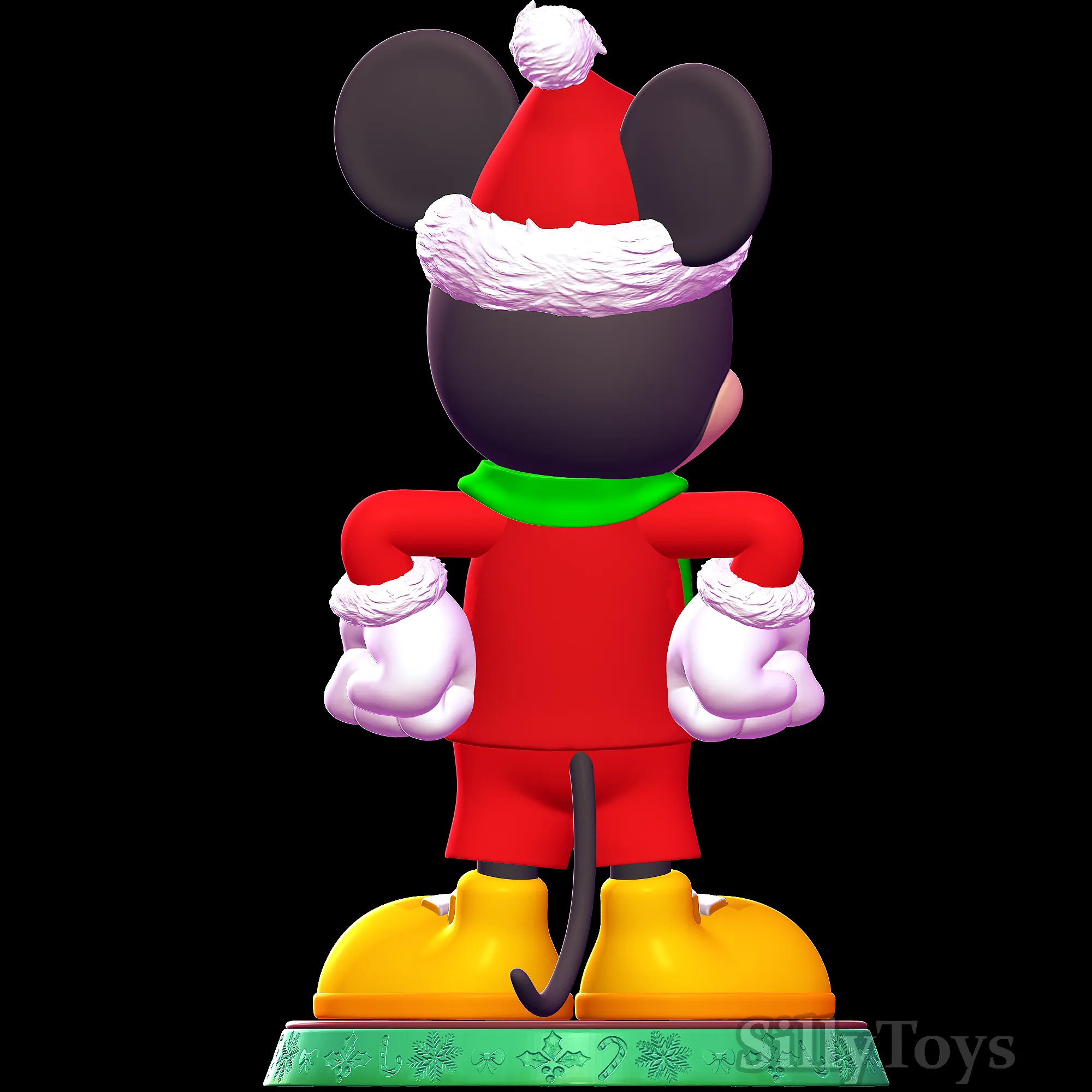 Characters & Creatures STL Download - Mickey Mouse Christmasby SillyToys