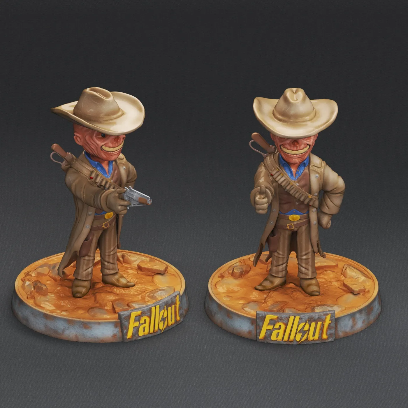 Characters & Creatures STL Download - FALLOUT-THE GHOULby ARXEUKX