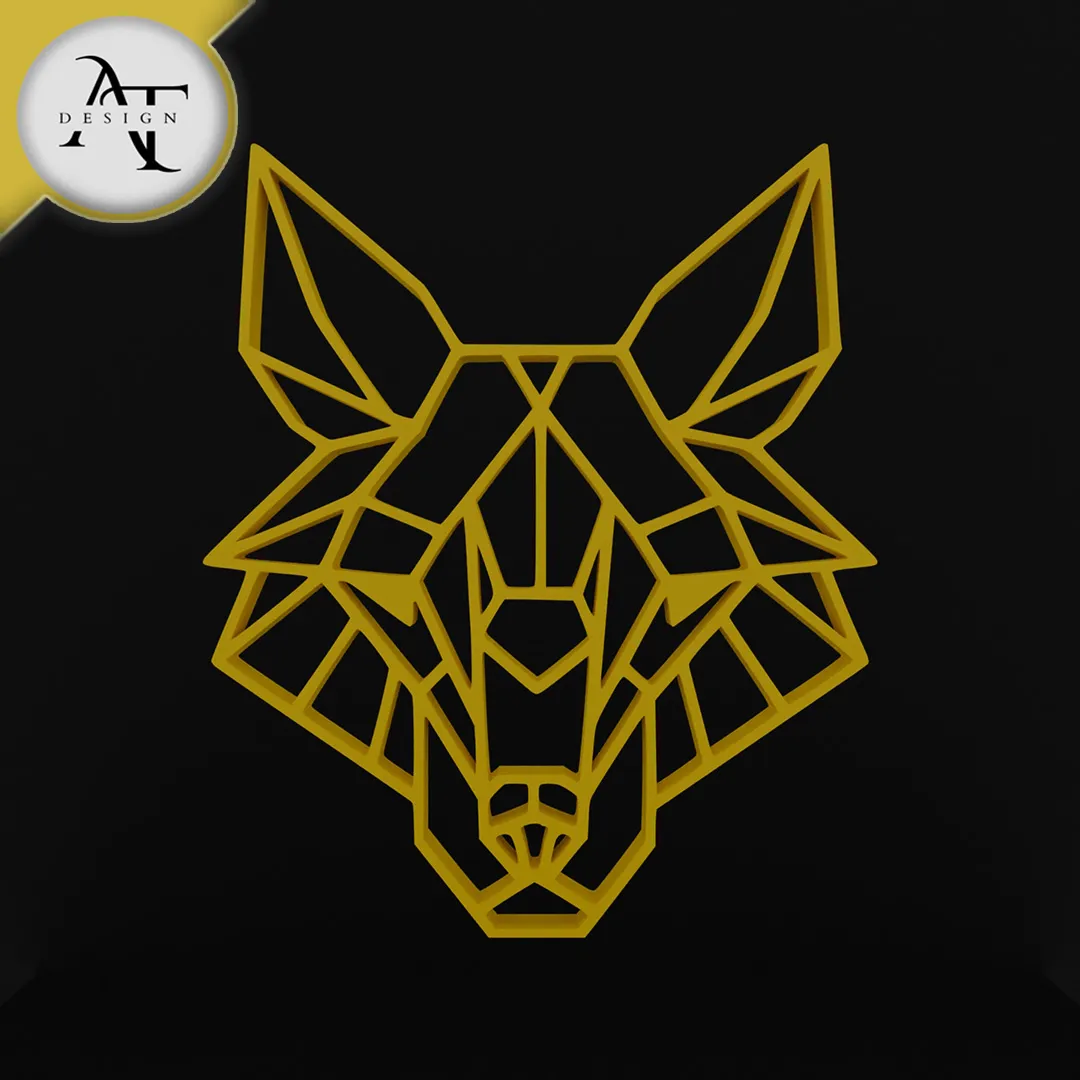 Wolf - Wall Art Decor - [ Version 4 ] | 3D models download | Creality Cloud